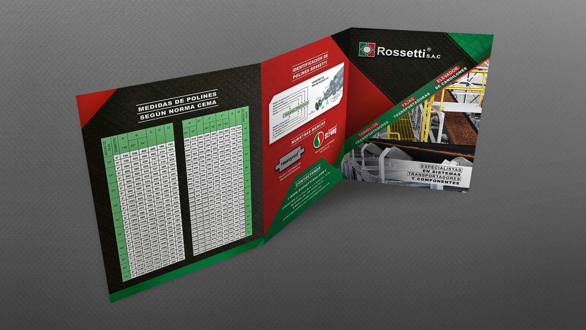 Creación de brochure corporativo - ROSSETTI Perú